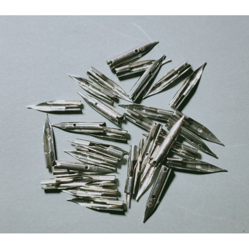 Fine needle nib is smooth and even, the size of the EF nib | Shopee ...