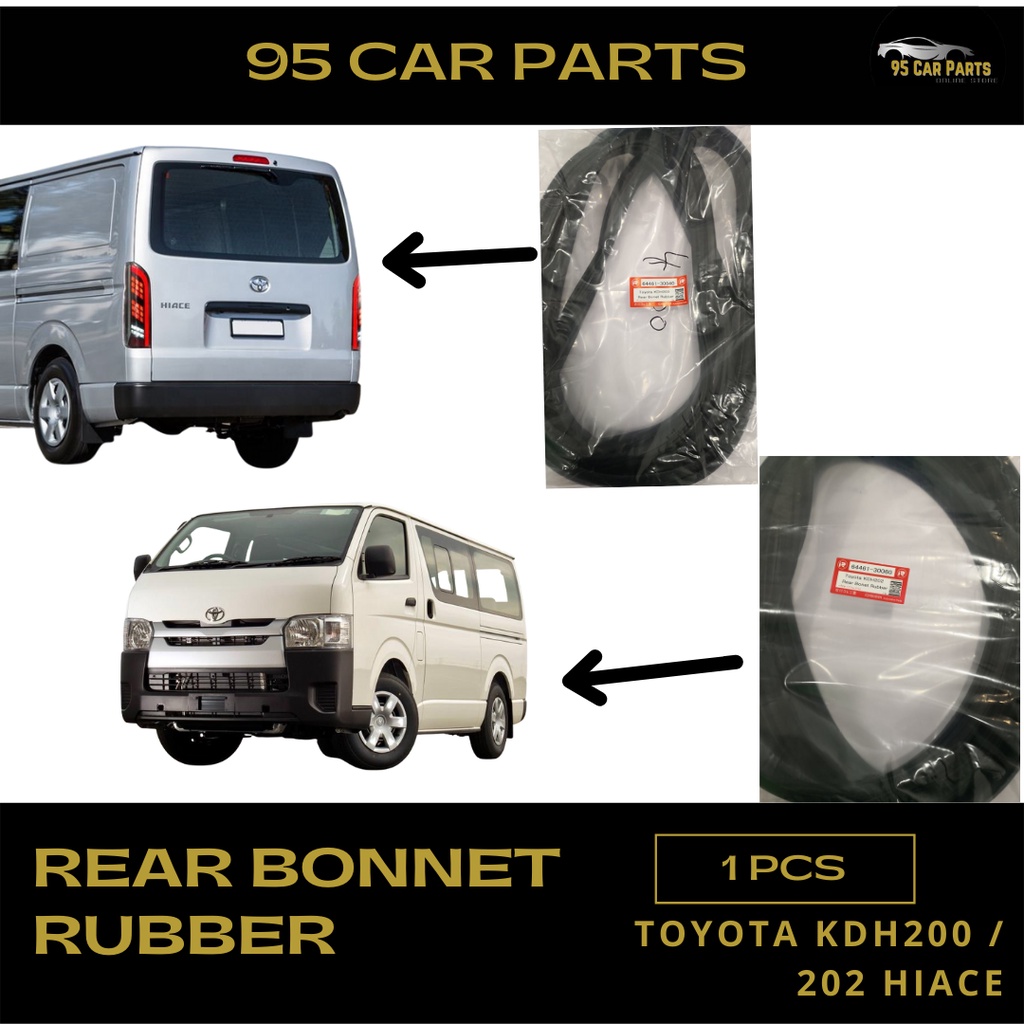 Rear Bonnet Rubber Toyota KDH202 (ICHIKAWA) Getah Bonet Belakang ...