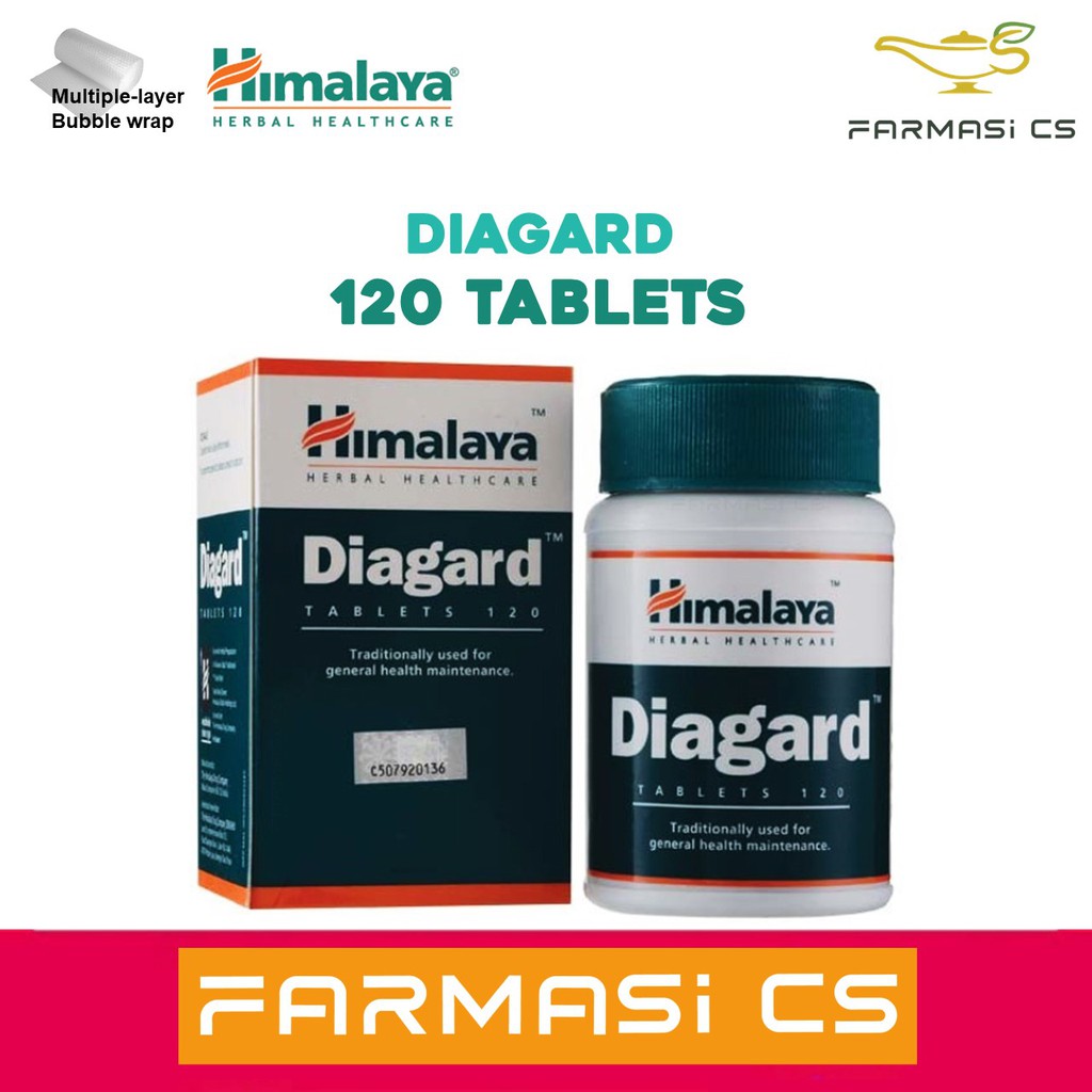 Himalaya Diagard 120 Tablets EXP:04/2026 [ With KKM Hologram, Health ...