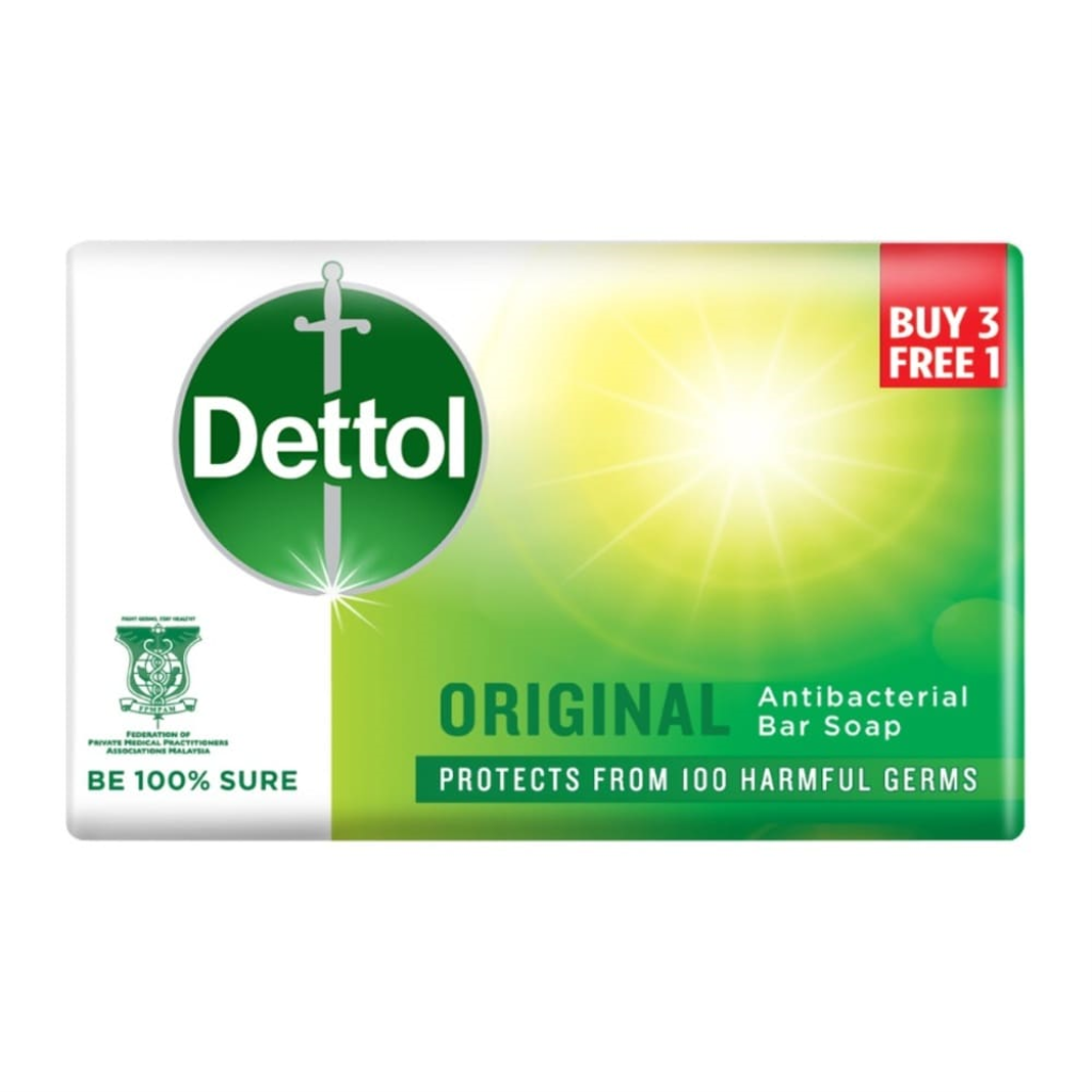 Dettol Bath Soap 3+1 - Original (3 x 105g) | Shopee Malaysia