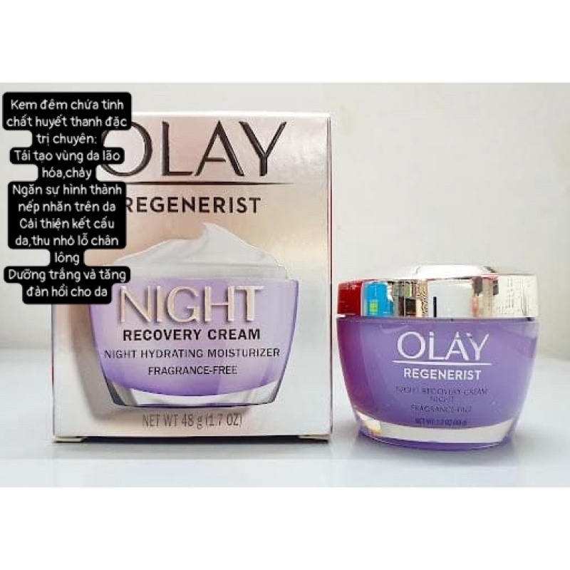 [US Sales Only] Olay American Cream, Olay purple Night care Olay Regenerist Night Recovery Cream ...