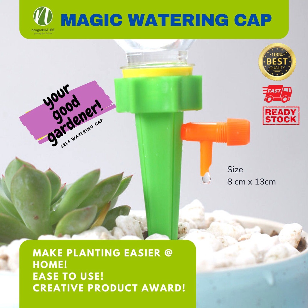 Penyiram Automatik Bunga & Sayur / Automatic Plant Self Watering Device ...