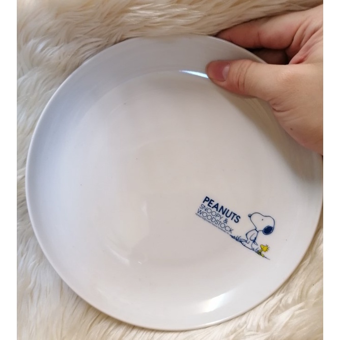 Original Japan Peanuts Snoopy Ceramic Plate! So cute! Worth to collect ...