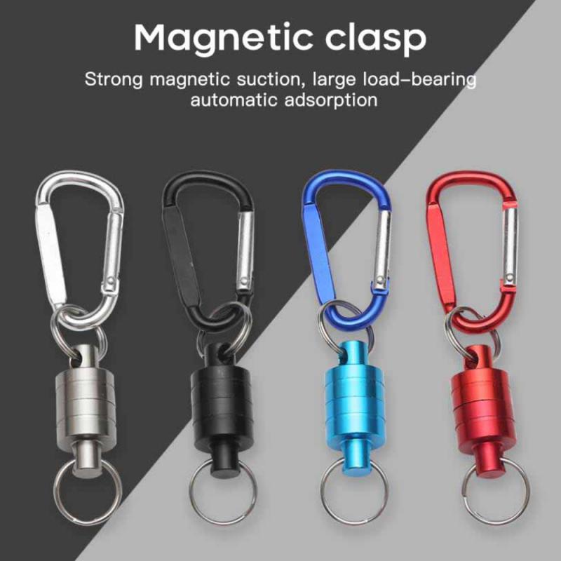 NEW!!! Strong Magnetic Clip Carabiner Aluminum Alloy Carabiner Keychain ...