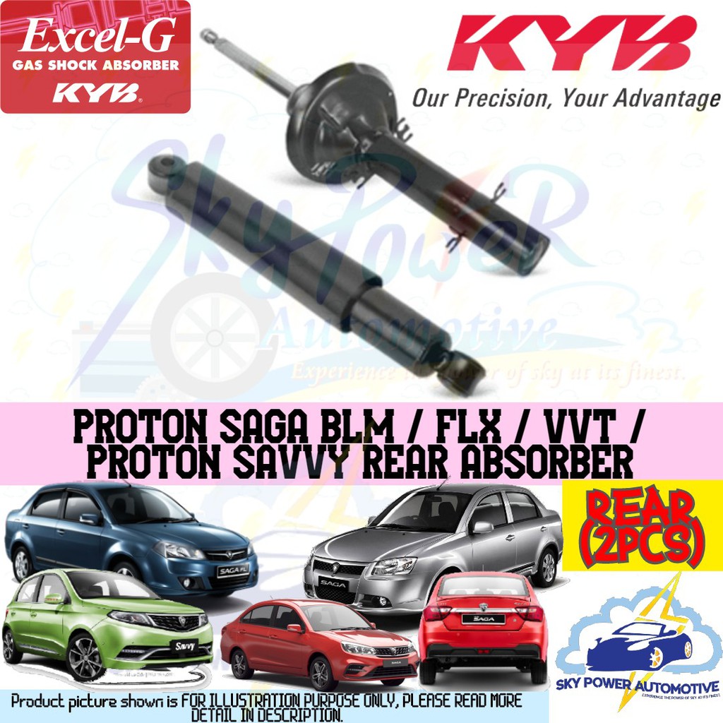 PROTON SAGA BLM / FLX / VVT / PROTON SAVVY KAYABA (KYB) EXCEL-G GAS ...