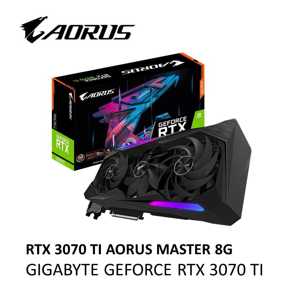 GIGABYTE AORUS RTX 3070 TI AORUS MASTER 8GB GRAPHIC CARD | Shopee Malaysia
