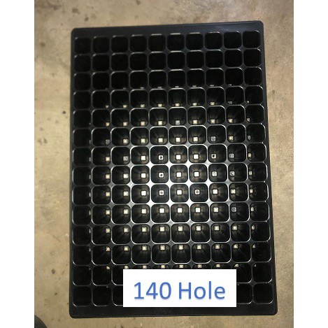 Seedling Tray Semaian/Bekas Semaian 140 Hole/Lubang Tray Plastic ...