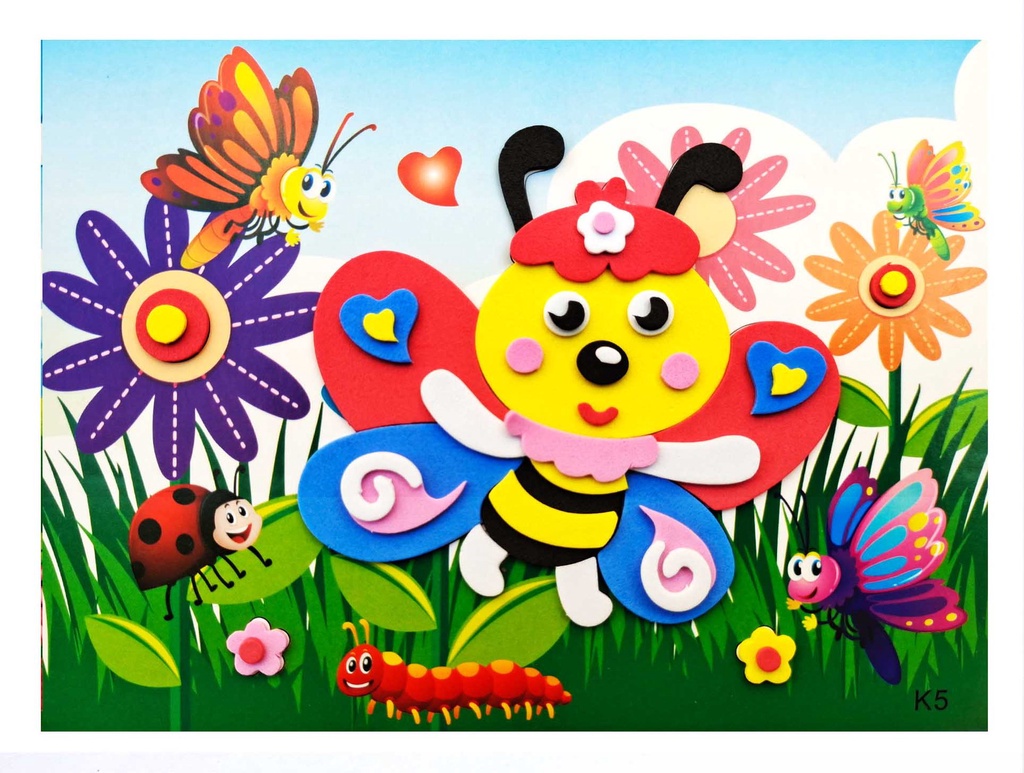 Sticker Eva DIY Art Craft Kids Craft DIY Kids Craft Sticker Eva Art ...