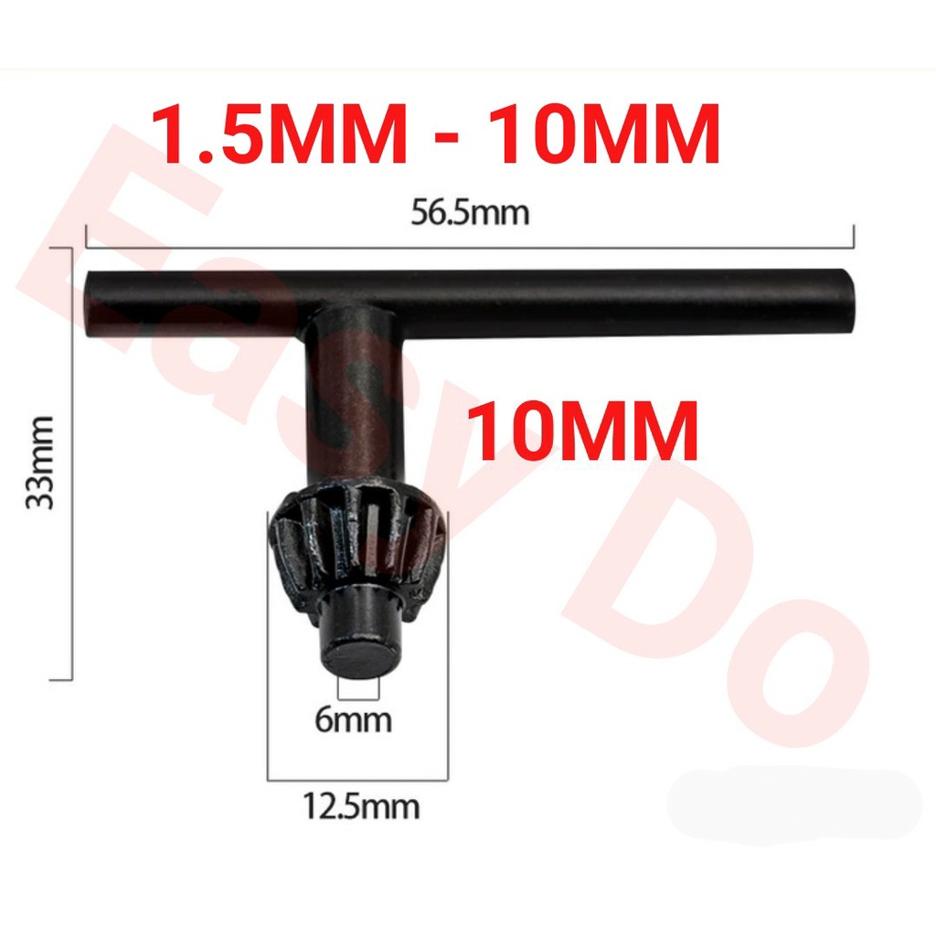 Drill Chuck Key Pembuka Kunci Mesin Gerudi 10mm , 13mm , 16mm , 20mm ...