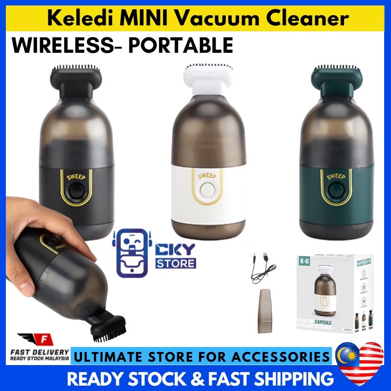 Keledi Desktop Vacuum Dirt Cleaner Mini Portable Cleaning Machine ...