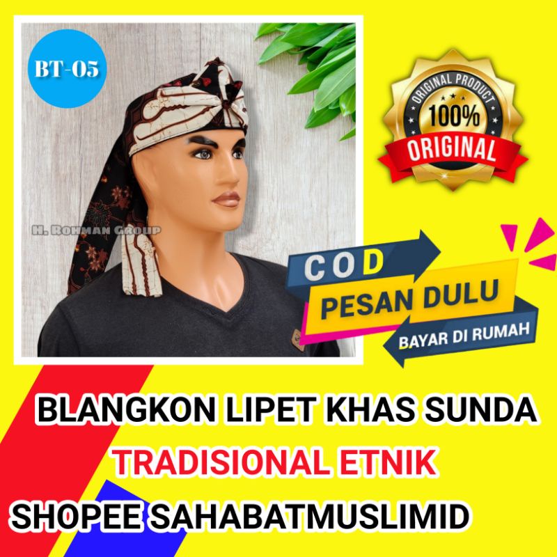 Sunda BLANKKON ADULT BATIK IKET BELANGKON SUNDAN BATIK SUNDA TOTOPONG ...