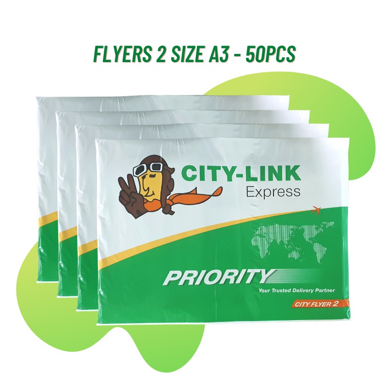 City-Link Express Flyer No.2 A3 Size Flyers for Parcel and Document ...