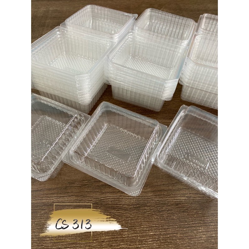 BX-186 【50pcs】Dessert Mooncake plastic tray box月饼塑料盒 | Shopee Malaysia
