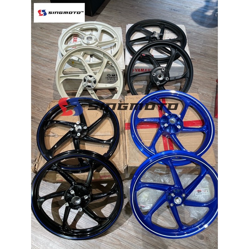 5XK Y125 Y125Z Y125ZR / Y15 Ysuku / LC LC135 SPORT RIM 6 Batang Biru gp ...