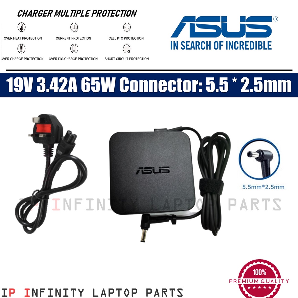 ASUS 5.5*2.5mm ADP-65GD B PA-1650-78 X455L A455L X454L X455L A450C ...