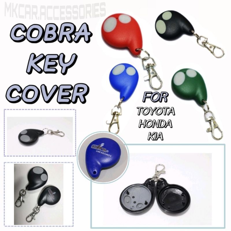 ORIGINAL COBRA CAR ALARM REMOTE CONTROL KEY COVER CASE ORI BLACK/RED ...