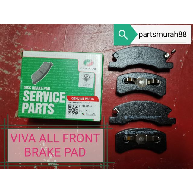 PERODUA VIVA ALL MODEL FRONT BRAKE PAD SET ORIGINAL | Shopee Malaysia