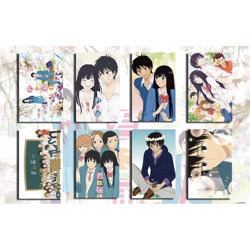 {READY STOCK} Anime Card Sticker Waterproof Cartoon Paper Decoration ...