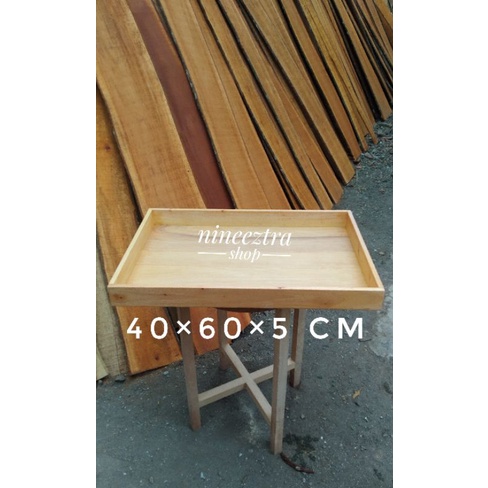 KAYU Wooden storage box 40x60x5 cm wooden Multipurpose box box | Shopee ...