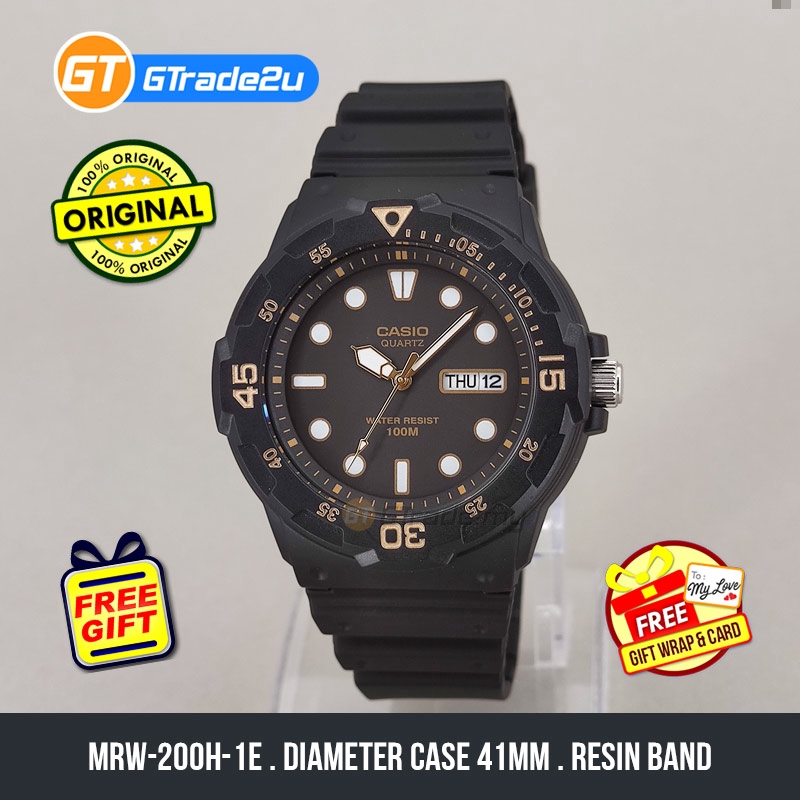 [READY STOCK] Original STANDARD MRW-200H-1EV Analog Mens Watch | Day ...