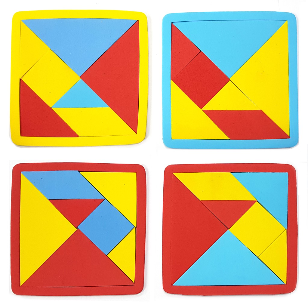Soft Form Puzzle IQ Puzzle Family Game 3mm Thickness (Assorted Colours ...