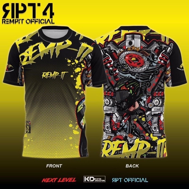 BAJU REMPIT NEXT LEVEL TSHIRT JERSEY TERPADU (JENTERA PEJUANG JERSEY ...