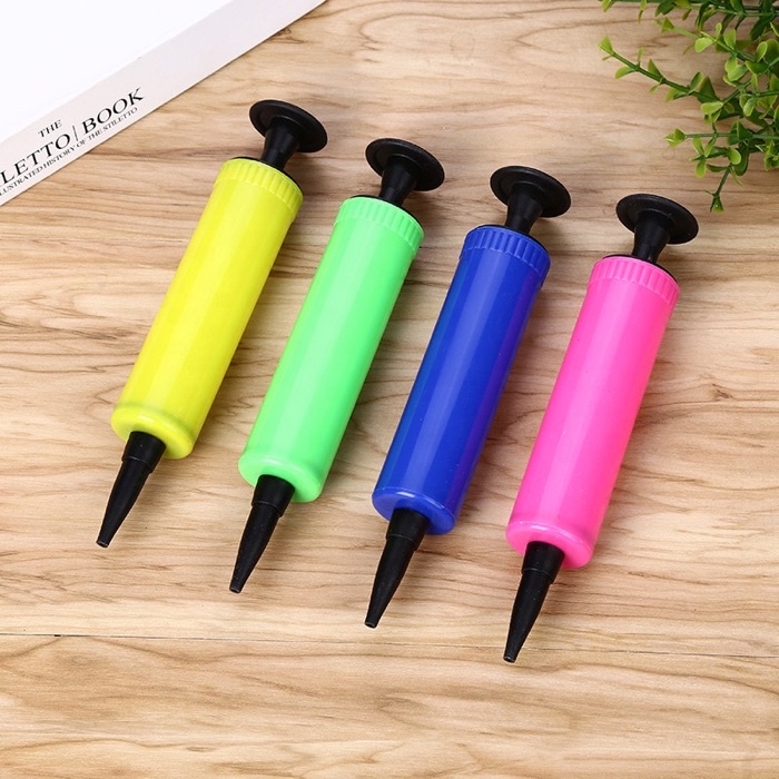 Ship24HrsPerak🎂Portable Mini Plastic Manual Balloon Pump Hand Push Air ...