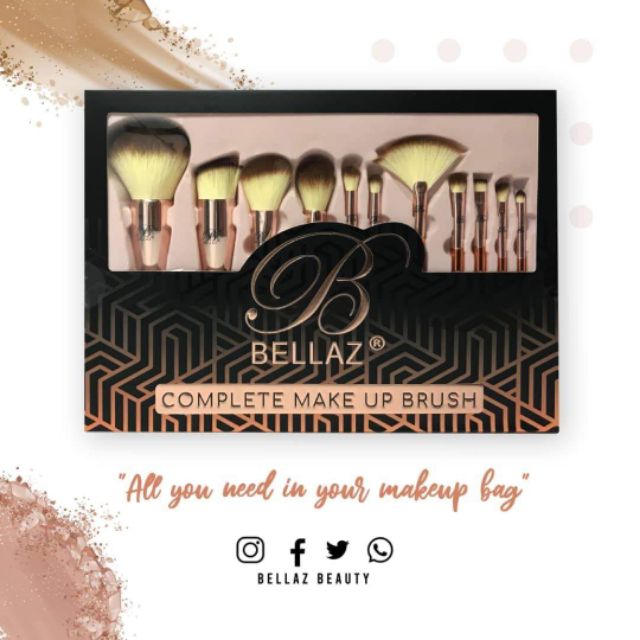 Set Berus Mekap By MuaBellaz / Makeup Brush Bellaz | Shopee Malaysia