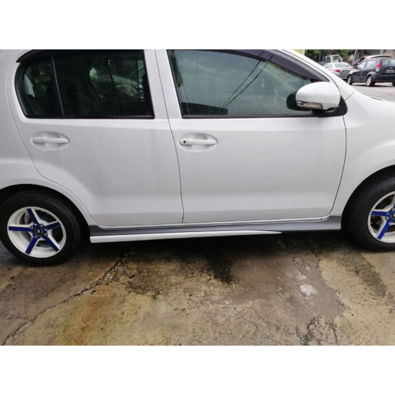 Perodua Myvi 2011-2015 Side Skirt (ABS Material) Extreme & Elegance ...