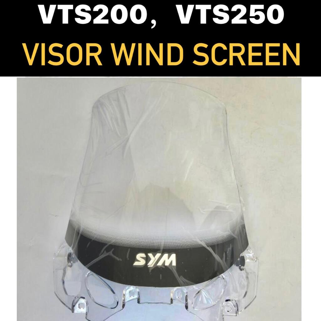 ORIGINAL SYM VTS200 VTS250 VTS 200 250 GTS200 GTS250 VISOR WIND SCREEN ...