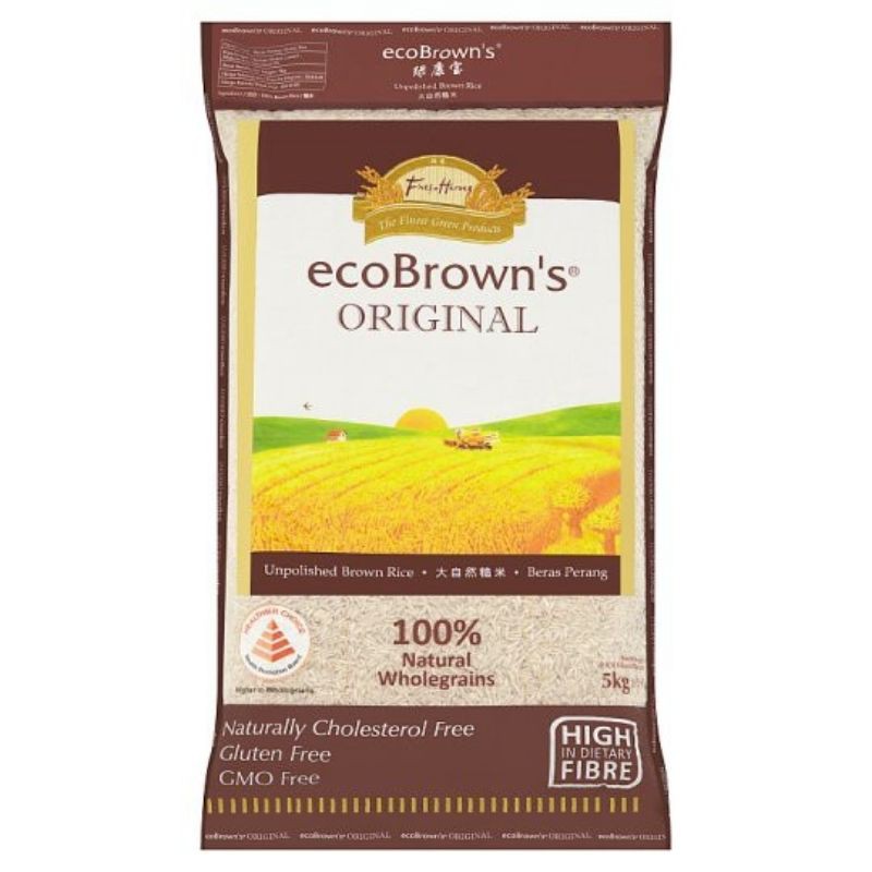 ecoBrowns Original Brown Rice 5kg | Shopee Malaysia