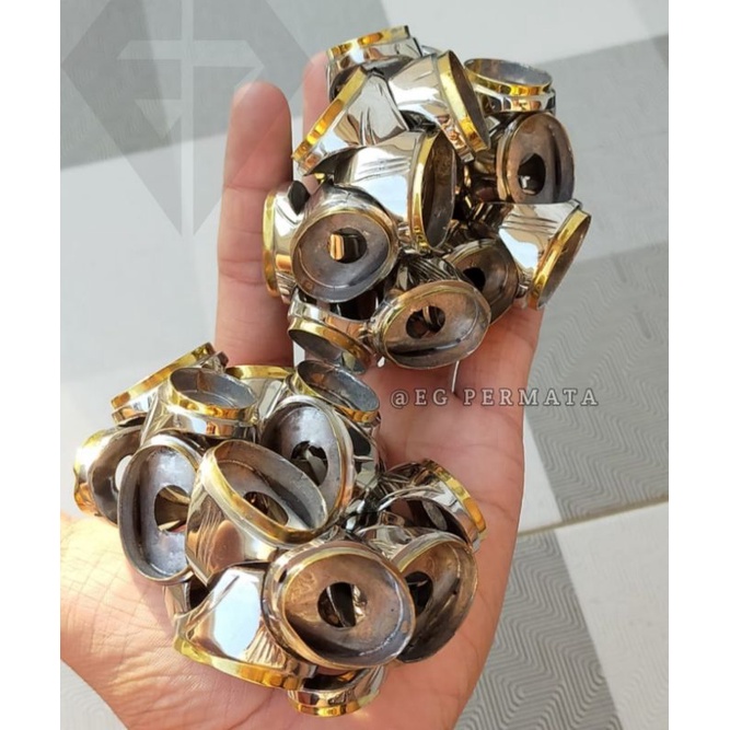 40 monel ring Seeds handmade Or 2 monel emban Agate Or stainless steel ...