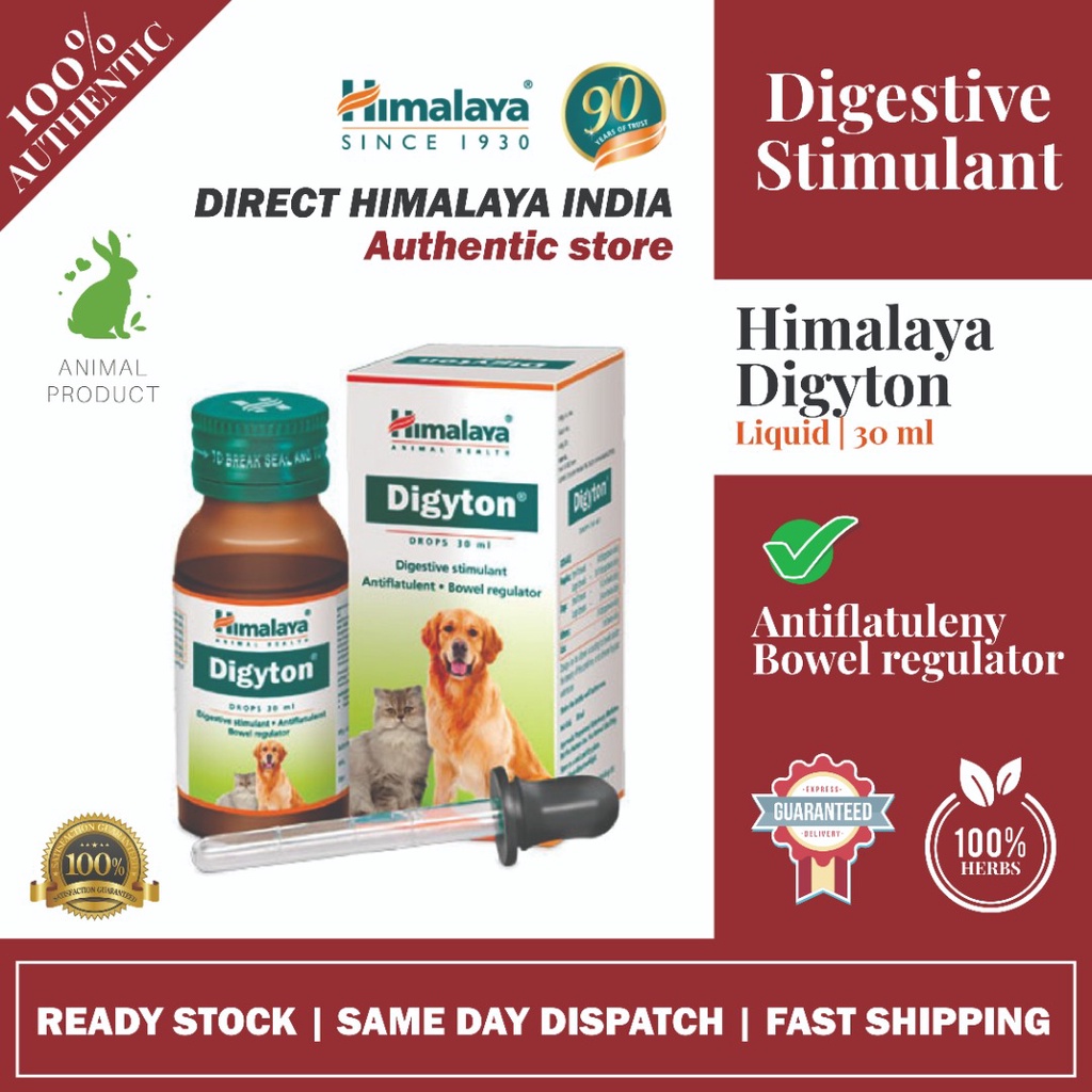 [ NEW STOCK :DEC 2026 🇲🇾] HIMALAYA Digyton VET Drops 30ml (Cats, Dogs ...