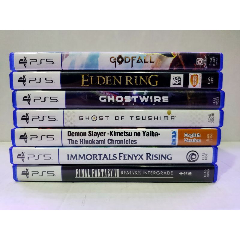 PS5 Used Game / Pre Owned Game (God Fall/Elden Ring/Ghostwire /Demon ...
