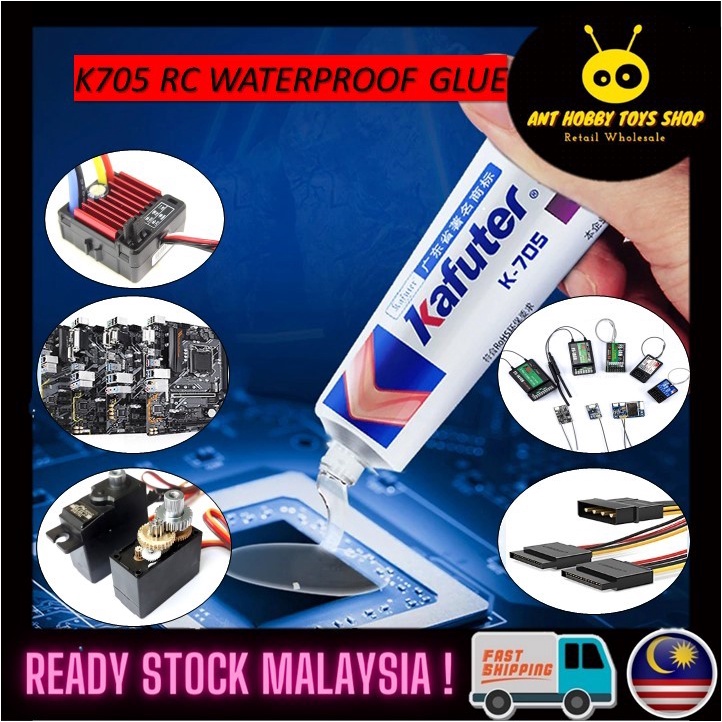 K-705 RC Waterproof Glue Rubber Electronic Glue Sealant Transparent Silicon Resistance High ...