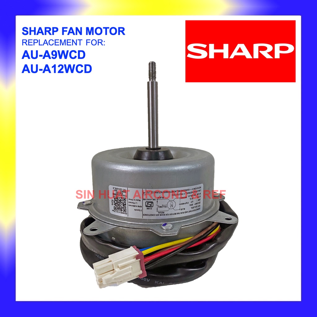 Sharp Outdoor Fan Motor SHARP AU-A9WCD AU-A12WCD Replacement Motor ...