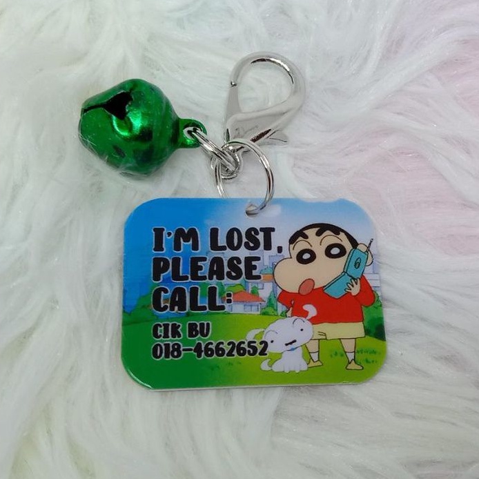TAG KUCING COMEL SHIN CHAN | Shopee Malaysia