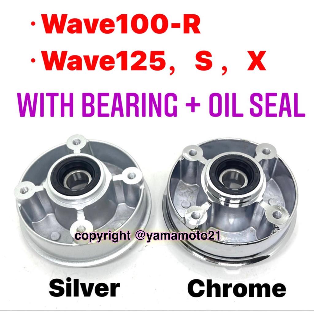 WAVE125 WAVE 125S CLUTCH HUB SPROCKET HUB SPOKET HUB CHROME complete ...