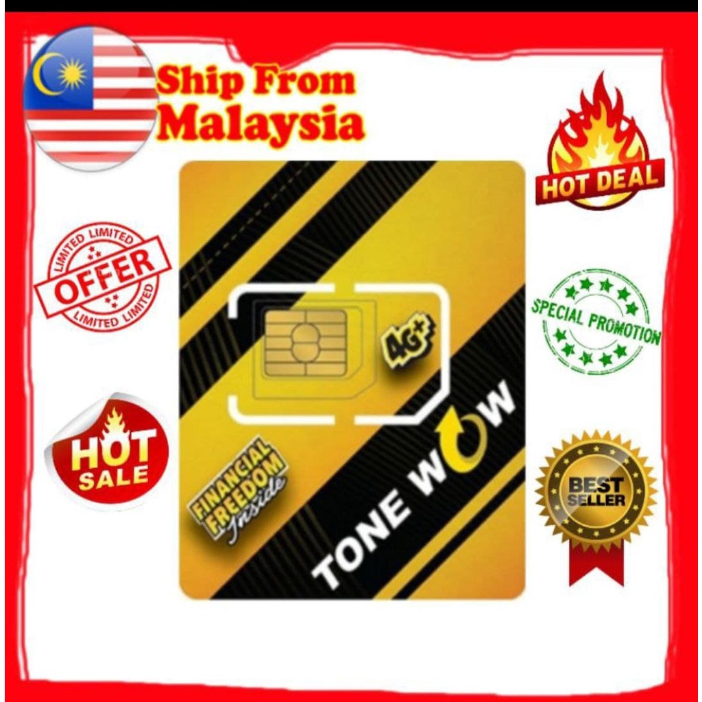 💯JiMAT VIRAL 4G+ TONEWOW SIMKAD PLAN TERBAIK | Shopee Malaysia