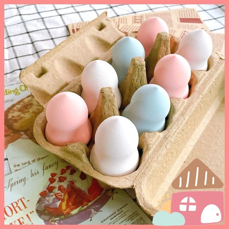 Korea Cherry Blossom daiso Beauty Egg Gourd Shape Water Drop Sponge ...