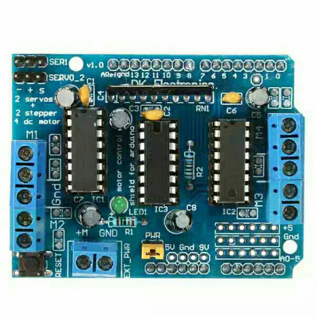 Arduino L293D DC Motor Driver Shield | Shopee Malaysia