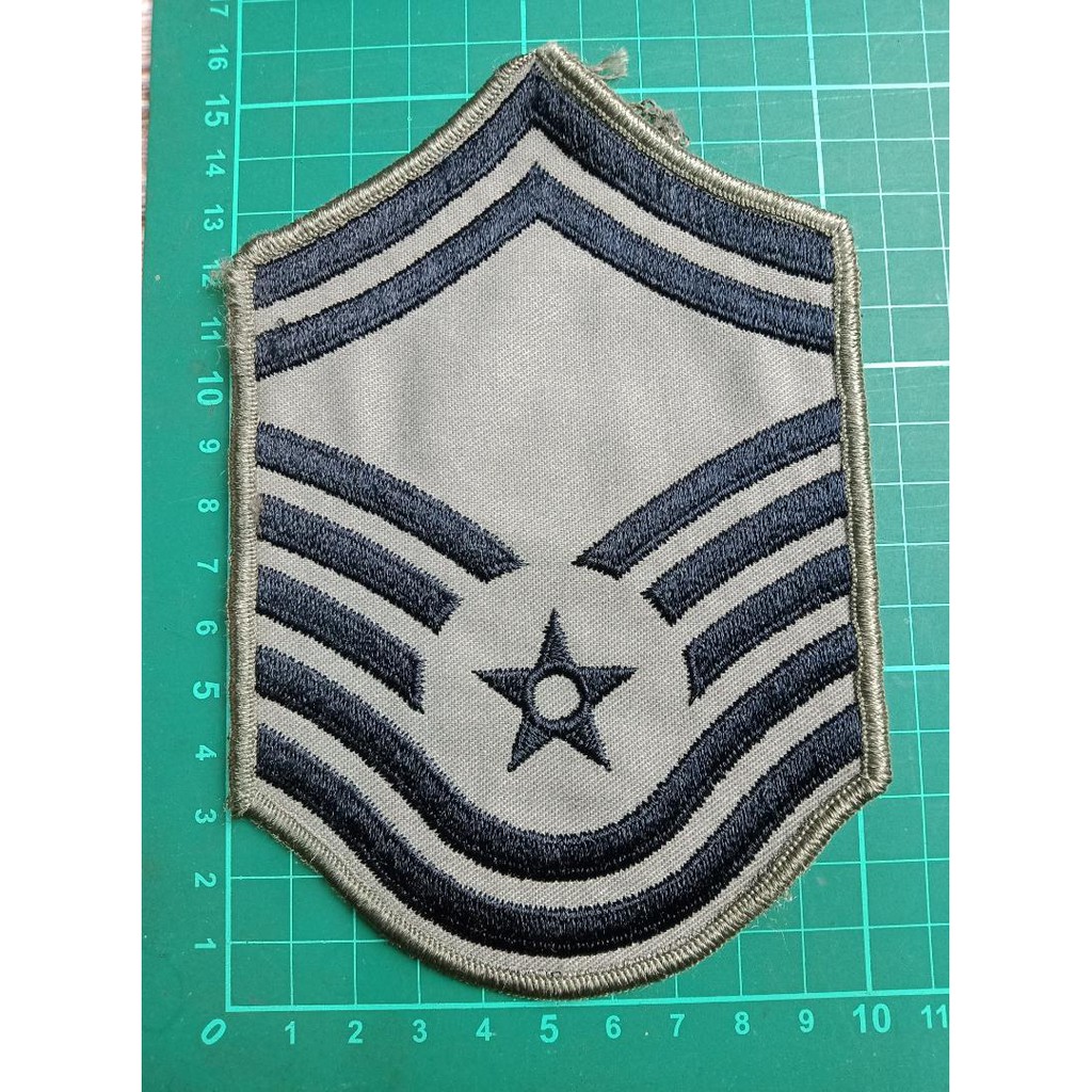 MILITARY US AIR FORCE USAF SENIOR MASTER SERGEANT RANK PATCHES | Shopee ...