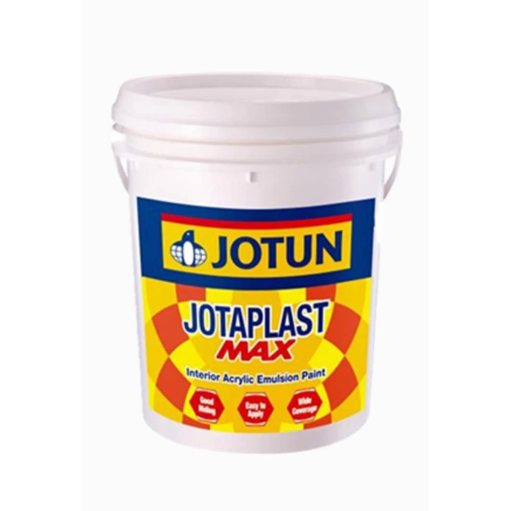 JOTUN PAINT INTERIOR EMULSION JOTAPLAST 000 WHITE 18 LITRE | Shopee ...