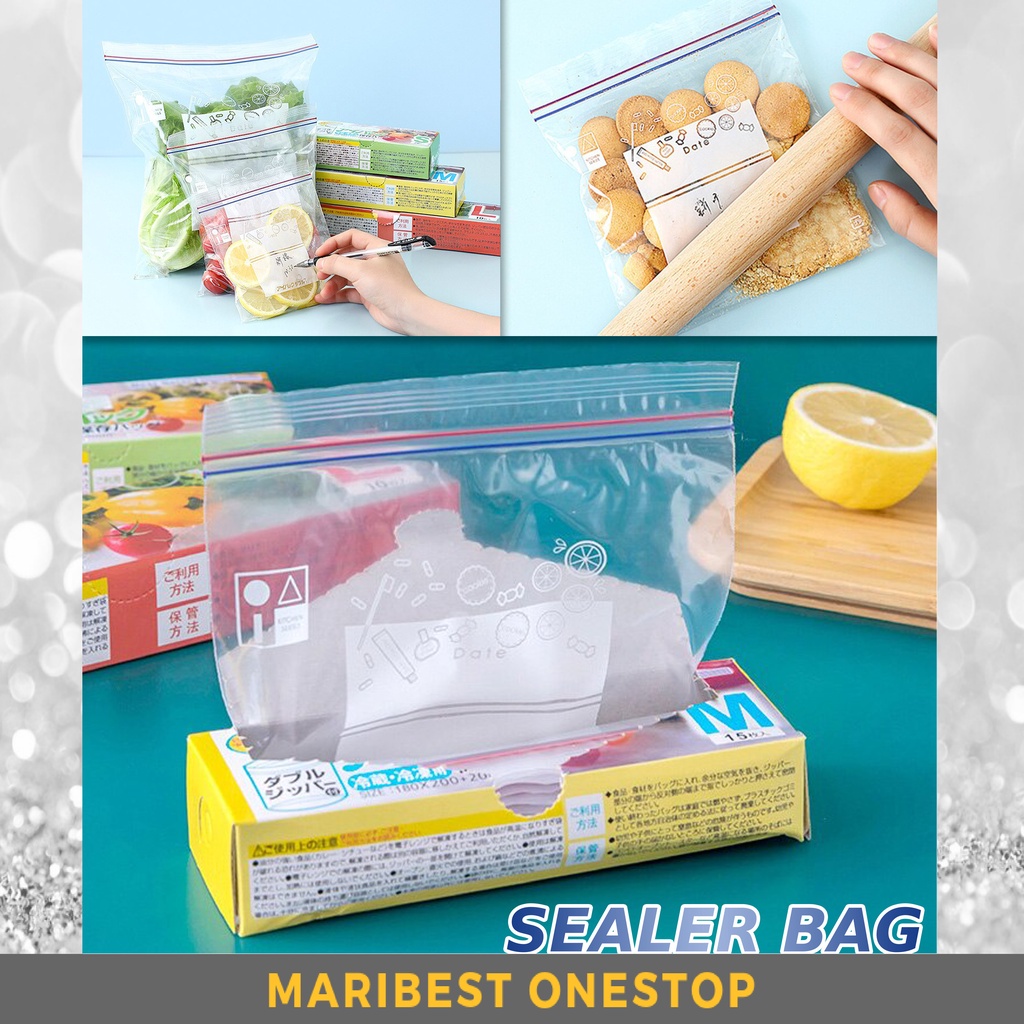10/15/20Pcs Reusable Fresh Bag Fresh Zipper Bag Food Storage Seal Bag ...