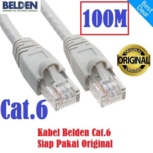 Belden Cat 6 UTP LAN Cable 100M - Original Belden Cat6 Ready to Use 100 Meters | Shopee Malaysia