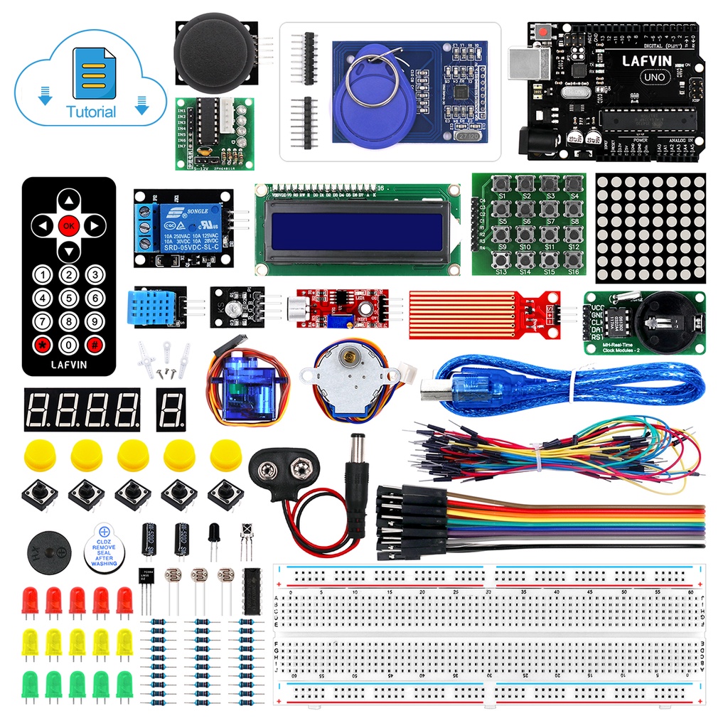 LAFVIN Arudino Basic Starter Kit RFID Learning Suit Include Arudino UNO ... LAFVIN Arudino Basic Starter Kit RFID Learning Suit Include Arudino UNO ...