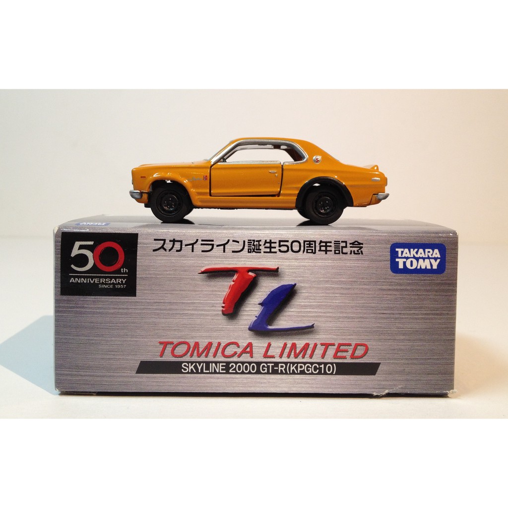 TOMICA LIMITED SKYLINE 50TH ANNIVERSARY SERIES SKYLINE 2000 GT-R ( KPGC10 ) | Shopee Malaysia