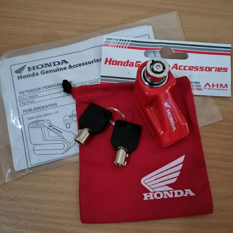 Honda AHM DISC PADLOCK | Shopee Malaysia