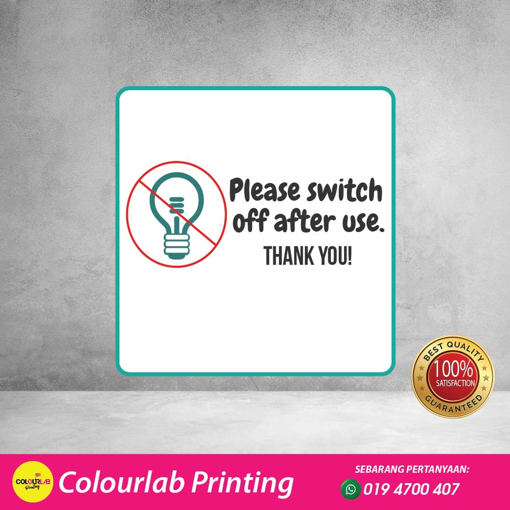 Sticker Jimat Elektrik | Shopee Malaysia