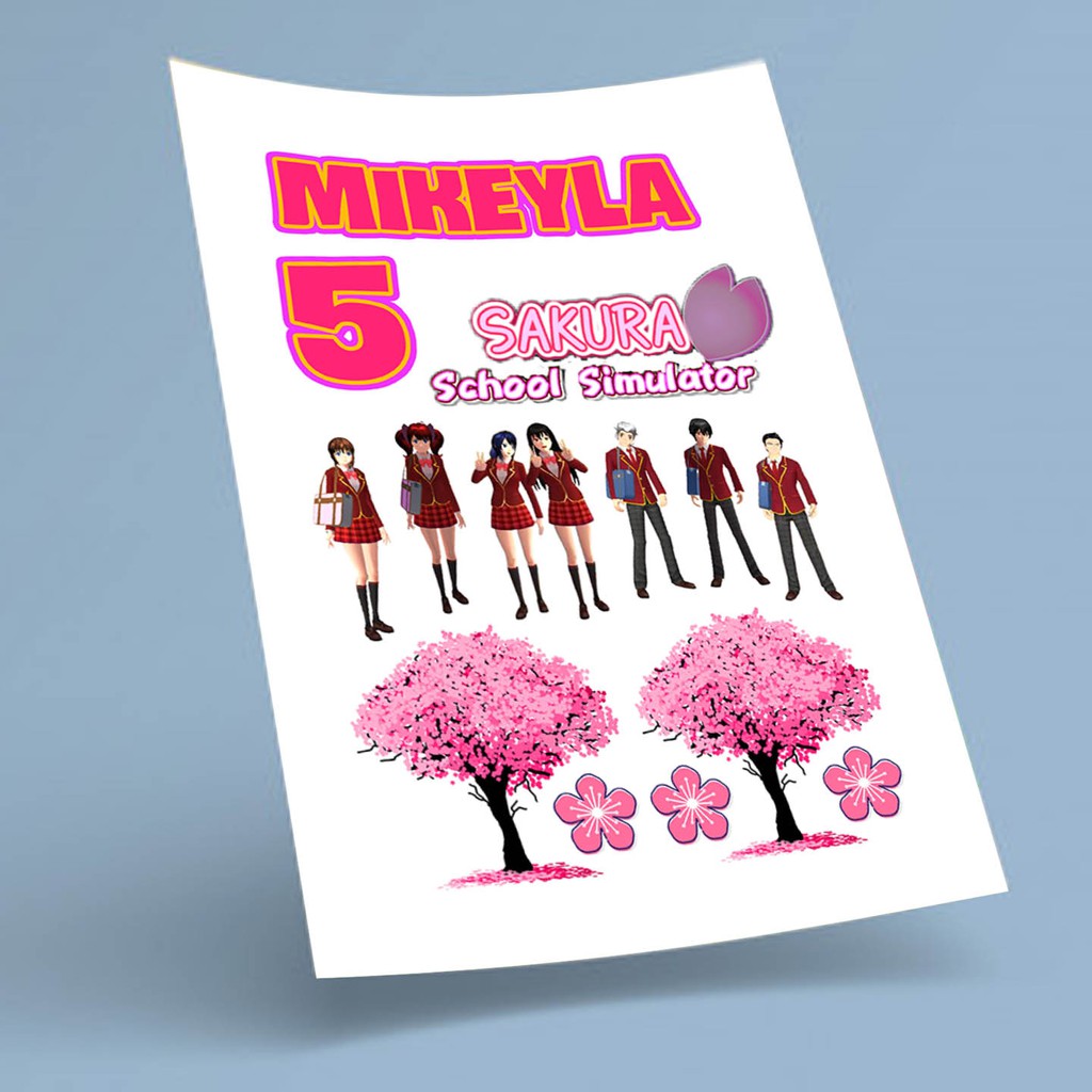 SAKURA SCHOOL SIMULATOR CUSTOM NAME & AGE [JPEG FORMAT/FILE] [CAKE ...